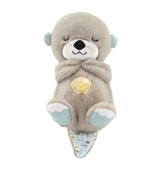 Мягкая игрушка для сна спящая выдра 30 см музыкальная купить на OZON по ...