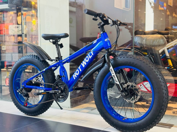 Характеристики Fatbike Горный велосипед Фэтбайк HOT WOLF, 20*4.0 дюймов ...