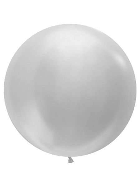 Воздушный шар (24''/61 см) Серебро (481), перламутр, 3 шт. купить c ...