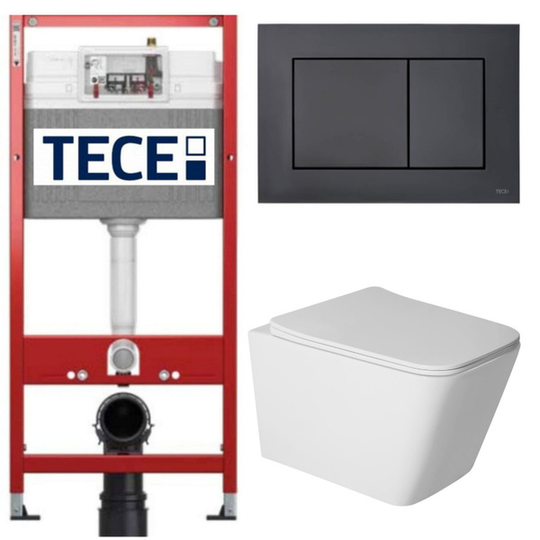 Инсталляция TECE base 9400414 с подвесным безободковым унитазом Amore di Mare Tassaro P202 ...