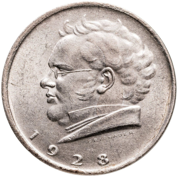 Характеристики Австрия 2 шиллинга shillings 1928 "100 лет со дня смерти Франца Шуберта", Серебро ...