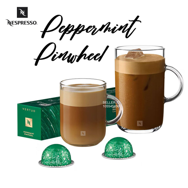 Кофе Nespresso VERTUO PEPPERMINT PINWHEEL Limited Edition, упаковка 10 ...