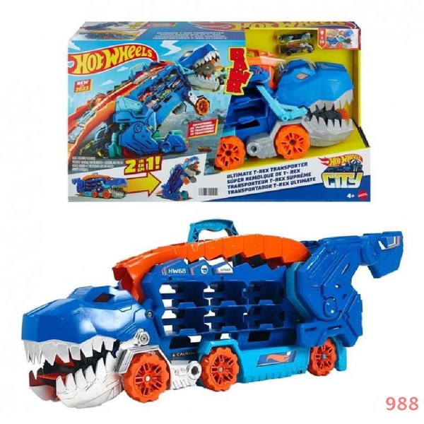 Машинка Mattel Hot Wheels City Ultimate T-Rex Грузовик HNG50 988 купить ...