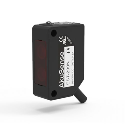 Оптический датчик Akusense EST-200N / фотоэлектрический сенсор, NPN, light on dark on, 10-30 В ...