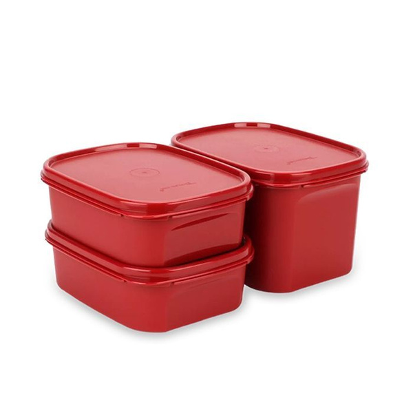 Tupperware Контейнер пищевой, 850 мл, 1900 мл, 3 шт купить на OZON по ...