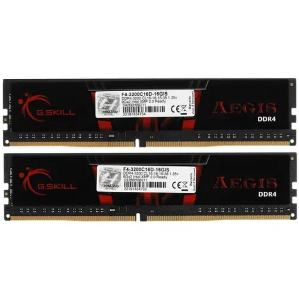 Модуль оперативной памяти G Skill Aegis F4 3200c16d 16gis8 ГБ F4