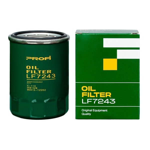 PROFI FILTER Фильтр масляный арт. LF7243, Тойота Королла, Рав 4, Камри ...