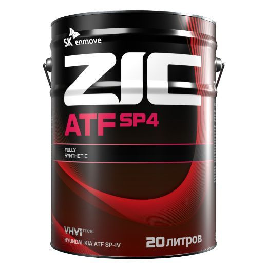 Масло трансмиссионное ZIC синтетическое ATF SP 4 20л купить c доставкой на OZON по низкой цене ...