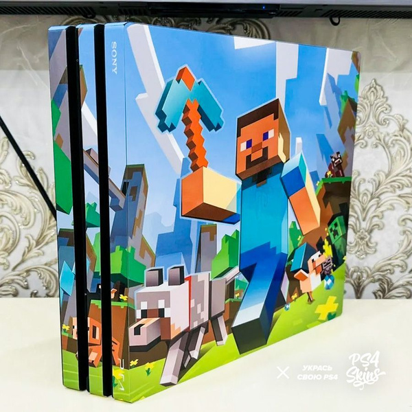 Наклейки для PS4 Pro "Minecraft (верт.)" купить на OZON по низкой цене ...
