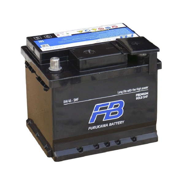 Аккумулятор автомобильный Furukawa Battery FB Gold SMF 45 А/ч 450 А обр ...