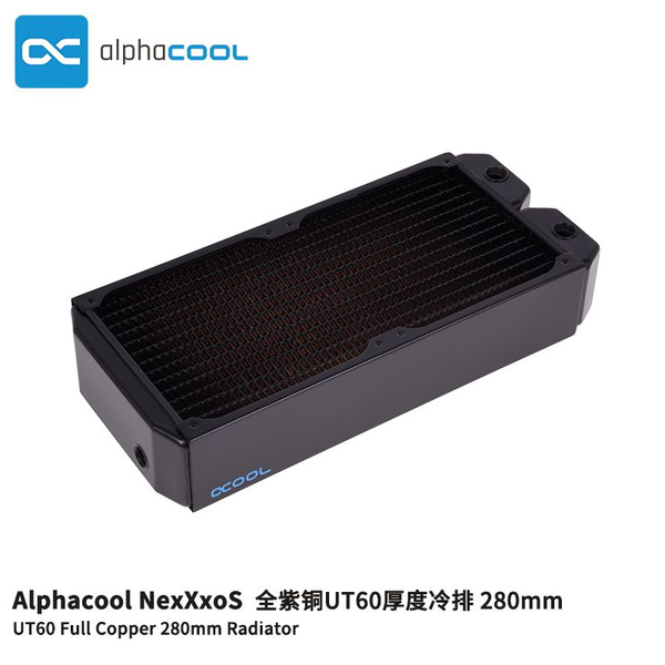 Alphacool NexXxoS Цельномедный радиатор UT60 толщиной 140/280/420/560 ...