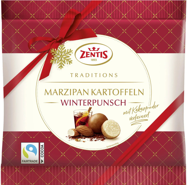 Конфеты Zentis Марципановые картошка со вкусом зимнего пунша 100г ...