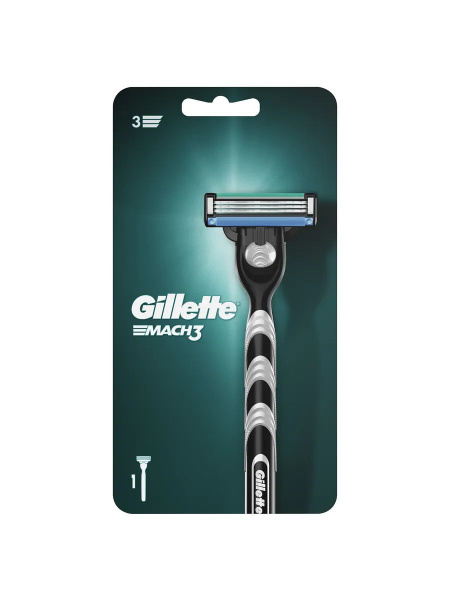 Gillette Бритвенный станок Mach3 с 1 кассетой купить на OZON по низкой ...