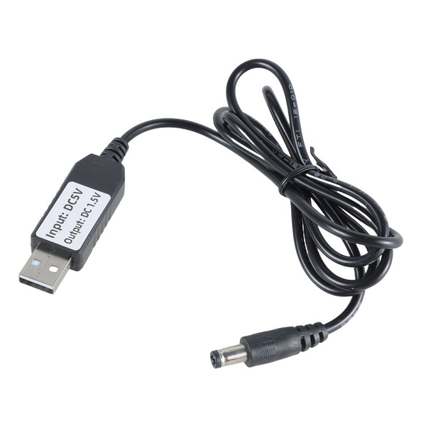 USB 5V до 1.5V 5.5x2.1mm питание кабель купить на OZON по низкой цене (2140081930)