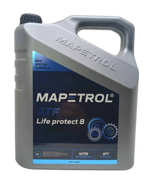 Масло трансмиссионное MAPETROL ATF LIFE PROTECT 8 Мапетрол 5 Литров ...