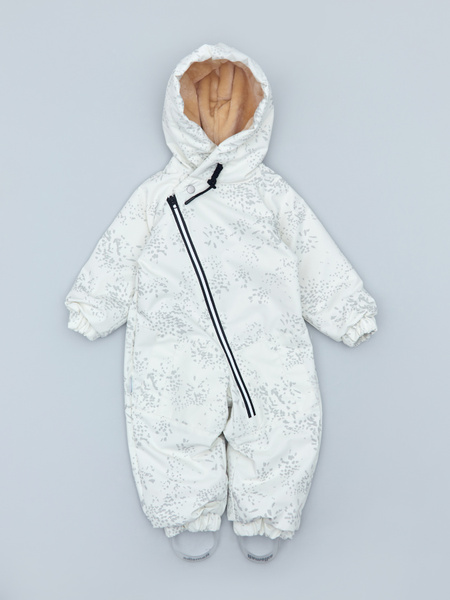 Комбинезон утепленный Мальчики Ramelka, размер 98, рост 92-98 кремовый Демисезон Повседневный ...