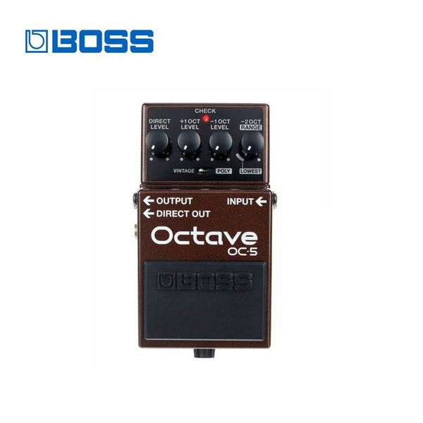 BOSS OC-5 Педаль эффектов Octave Guitar и Bass с режимами Vintage и ...