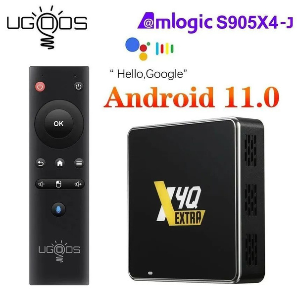 Ugoos X4Q Extra Amlogic S905X4 Android11 4 ГБ/128 ГБ процессор.Караоке-система купить на OZON по ...