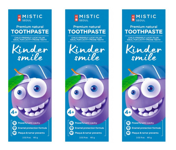 MISTIC Натуральная детская зубная паста Premium Natural Toothpaste ...