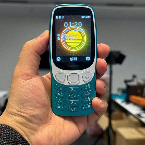 Мобильный телефон 3210 4G DS (TA-1618) Black, синий купить на OZON по низкой цене (1822314971)