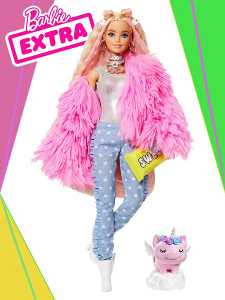 Шарнирная кукла Барби Экстра GRN28 № 3 Barbie Extra Mattel купить на ...