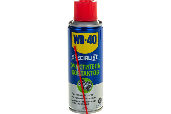 WD-40 Очиститель контактов, 200 мл, 1 шт. купить на OZON по низкой цене ...