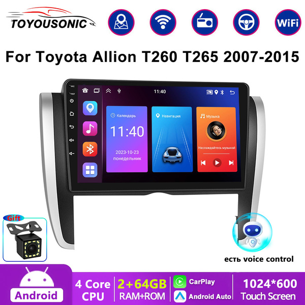 TOYOUSONIC Автомагнитола, диагональ: 9", 2 DIN, 2ГБ/64ГБ купить на OZON по низкой цене (2039874604)