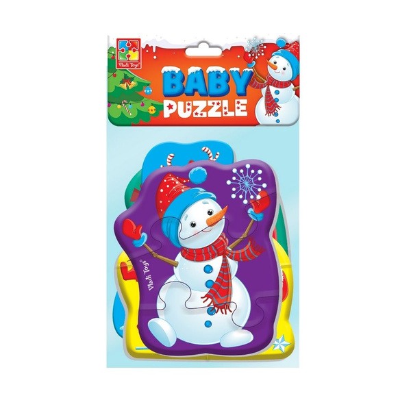 Мягкие пазлы Baby puzzle "Новогодние приключения" купить на OZON по ...