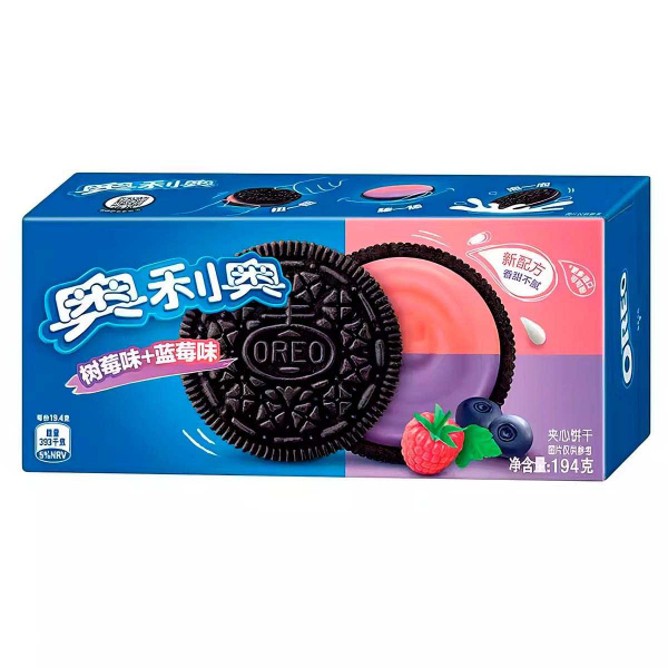 Печенье Oreo Малина и Черника, 194 гр купить на OZON по низкой цене (1848362654)