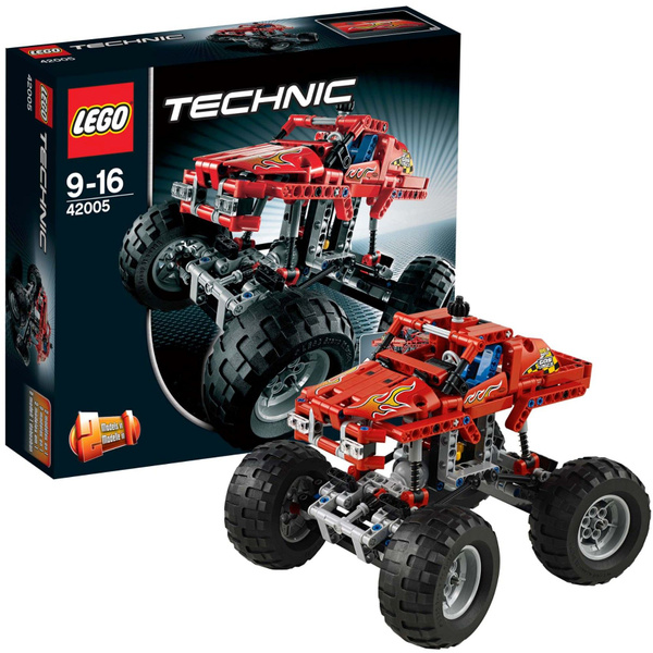 Характеристики Конструктор LEGO Technic 42005 Монстрогрузовик, 329 дет ...