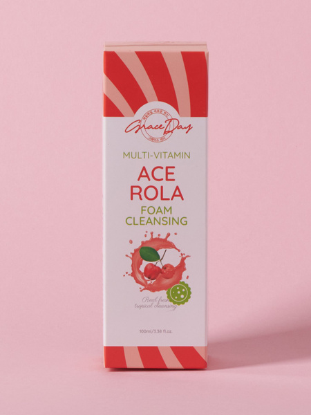 Grace Day Пенка для умывания с экстрактом ацеролы 100мл Multi-Vitamin Acerola Foam Cleanser ...
