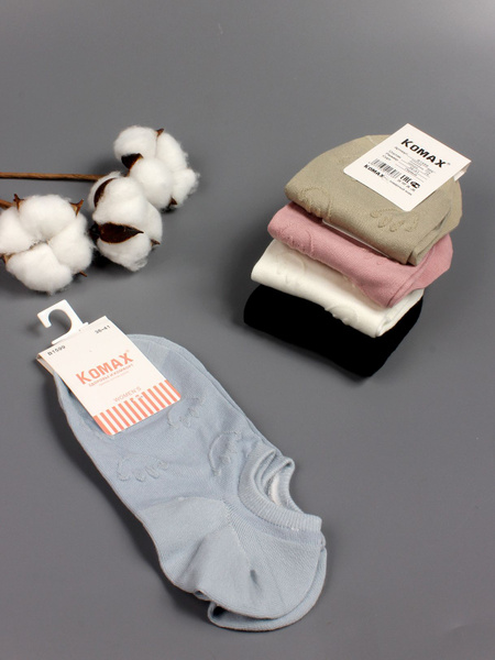 Комплект носков Женский KOMAX, размер 36, 37 На любой сезон белый ...