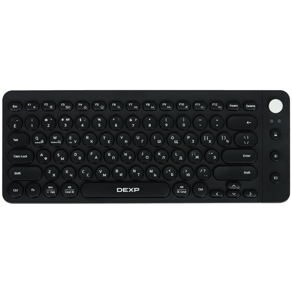 Клавиатура беспроводная Dexp Perseus (KN-KC-83-B) мембранная, 83кл, 2.4Ghz, BT Черная купить на ...