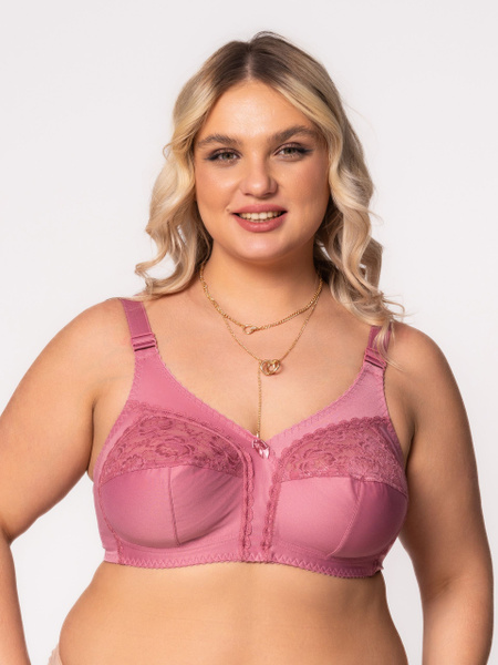 Бюстгальтер Женский AMITEYA классическая чашка, без косточек, размер 90C розовый фламинго ...