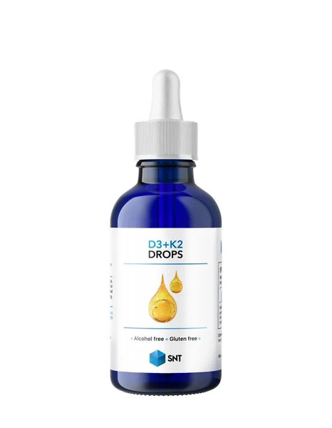 SNT D3+K2 DROPS, Витамин Д3+К2 в каплях, 296 порций, 59 мл купить на ...