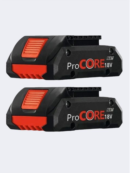Аккумулятор для Bosch 18V Pro core 5.0Ah 2шт купить на OZON по низкой ...