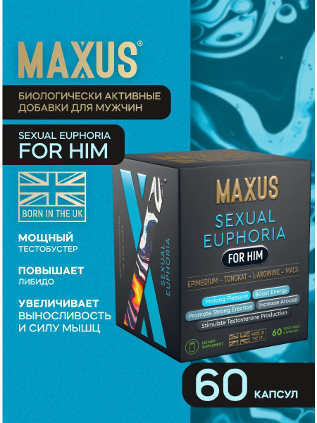 Тестобустер для мужчин MAXUS, БАД для мужчин, 60 капсул купить на OZON по низкой цене (1783424477)