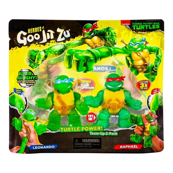 Герои Goo Jit Zu Teenage Mutant Ninja Turtles, Turtle Power Team Up ...