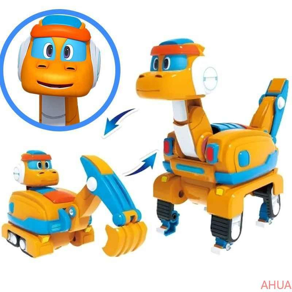 Игрушка-трансформер Команда (Отряд) Дино "Gogo Dino" динозавр Поки ...