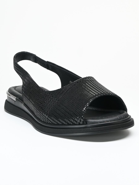 Босоножки Женский Ascalini Стандартный низкий (до 4 см) Натуральная кожа, размер 39 9 Лето ...