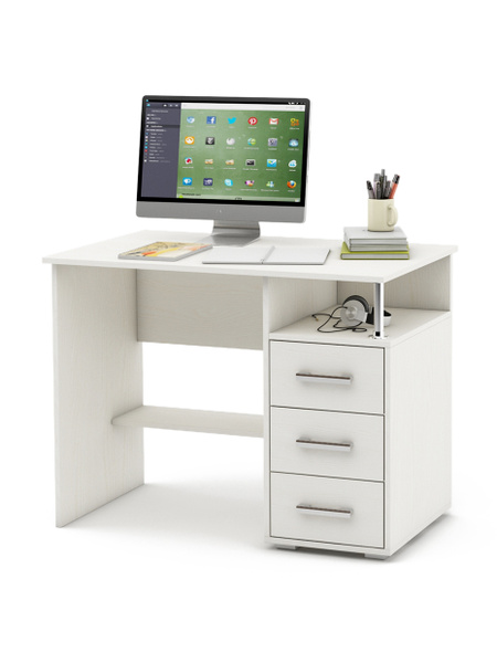 Компьютерный стол FKM КС Амбер 3, 6, 11, 97х60х75 см купить c доставкой ...