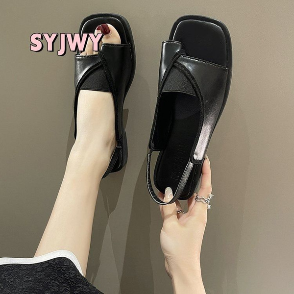 Босоножки Женский SYJWY Стандартный средний (до 9 см) Софт, размер 37 Открытый нос На любой ...