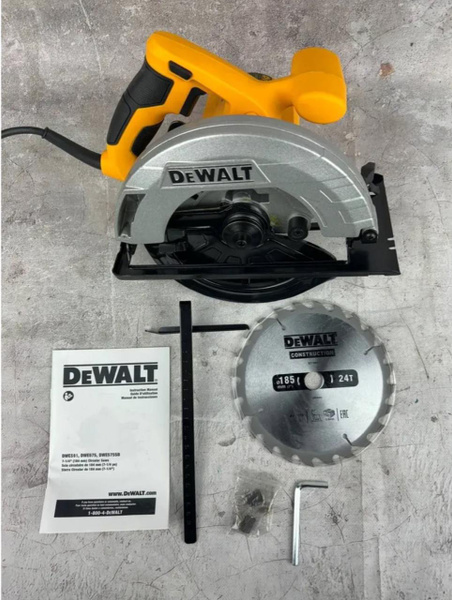 Пила дисковая / циркулярная сетевая DeWALT 184/1800W, 5000 об/мин купить на OZON по низкой цене ...