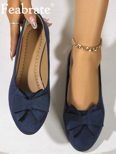 Лоферы Женский Feabrate синий, размер 43 Без каблука На любой сезон Без застёжки купить c ...