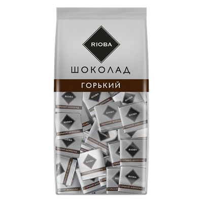 Шоколад порционный RIOBA Горький 72%, 800 г, купить на OZON по низкой ...