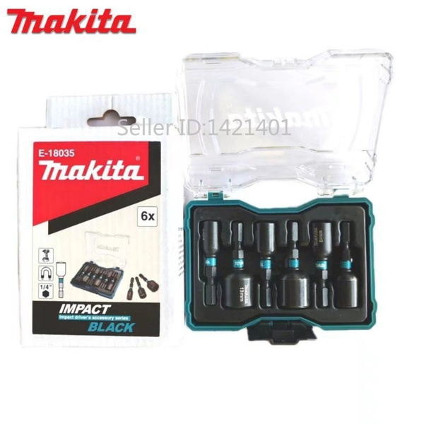 Makita E-18035 Набор магнитные биты с торцевой головкой 6-7-8-10-12-13 ...