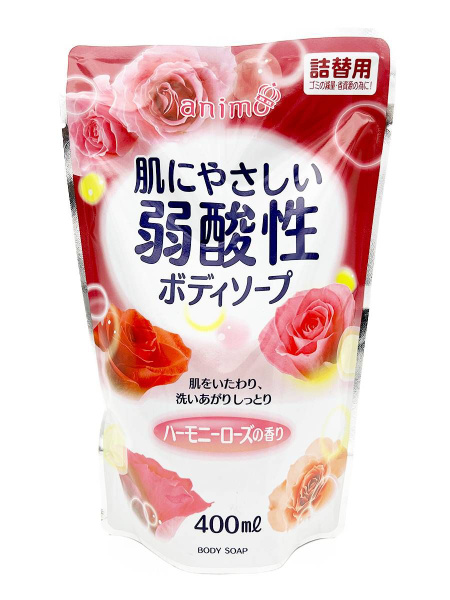 Rocket Soap Слабокислотное жидкое мыло "Animo Harmony Rose" для тела ...