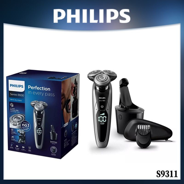 Philips Электробритва S9711/31, черный, черно-серый купить на OZON по низкой цене (2063330811)