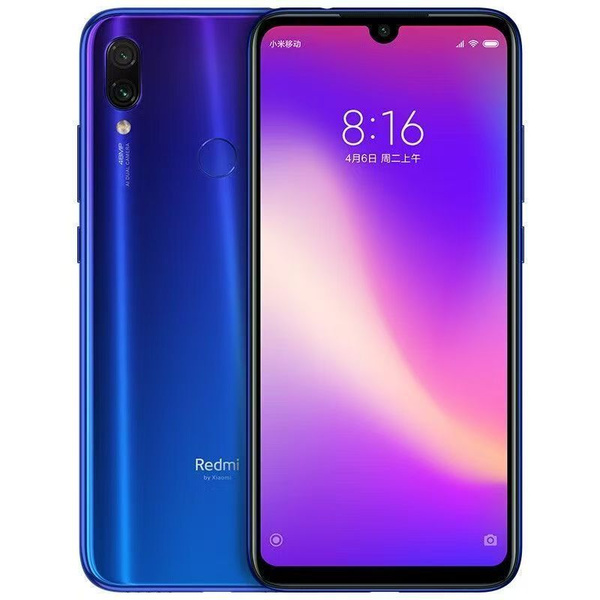 Смартфон Redmi note7pro 64 ГБ Синий 2 SIM купить c доставкой на OZON по низкой цене (1976149828)