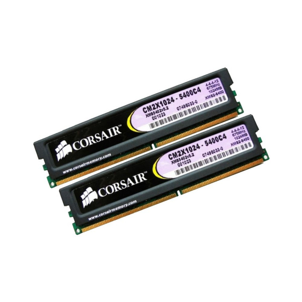 Модуль оперативной памяти Corsair 1 ГБ DDR2 PC5400 667 MHz CL 1 ...